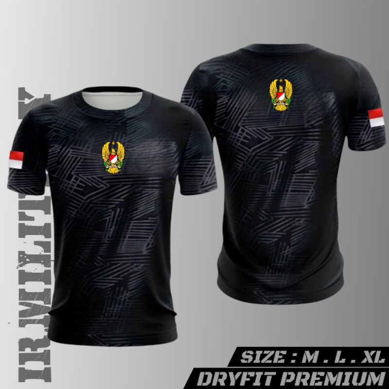Jual kaos TNI AD logo bahan dry-fit embos / kaos embos /kaos dryfit /kaos keren | Shopee Indonesia