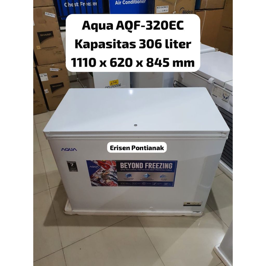 Jual AQUA Chest Freezer Box 306L AQF-320EC Lemari Pembeku AQF 320EC AQF 320 | Shopee Indonesia