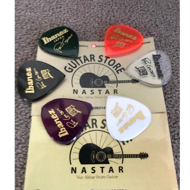 Jual Pick gitar tebal 2mm per-pcs bahan akrilik pick gitar elektrik dan ...