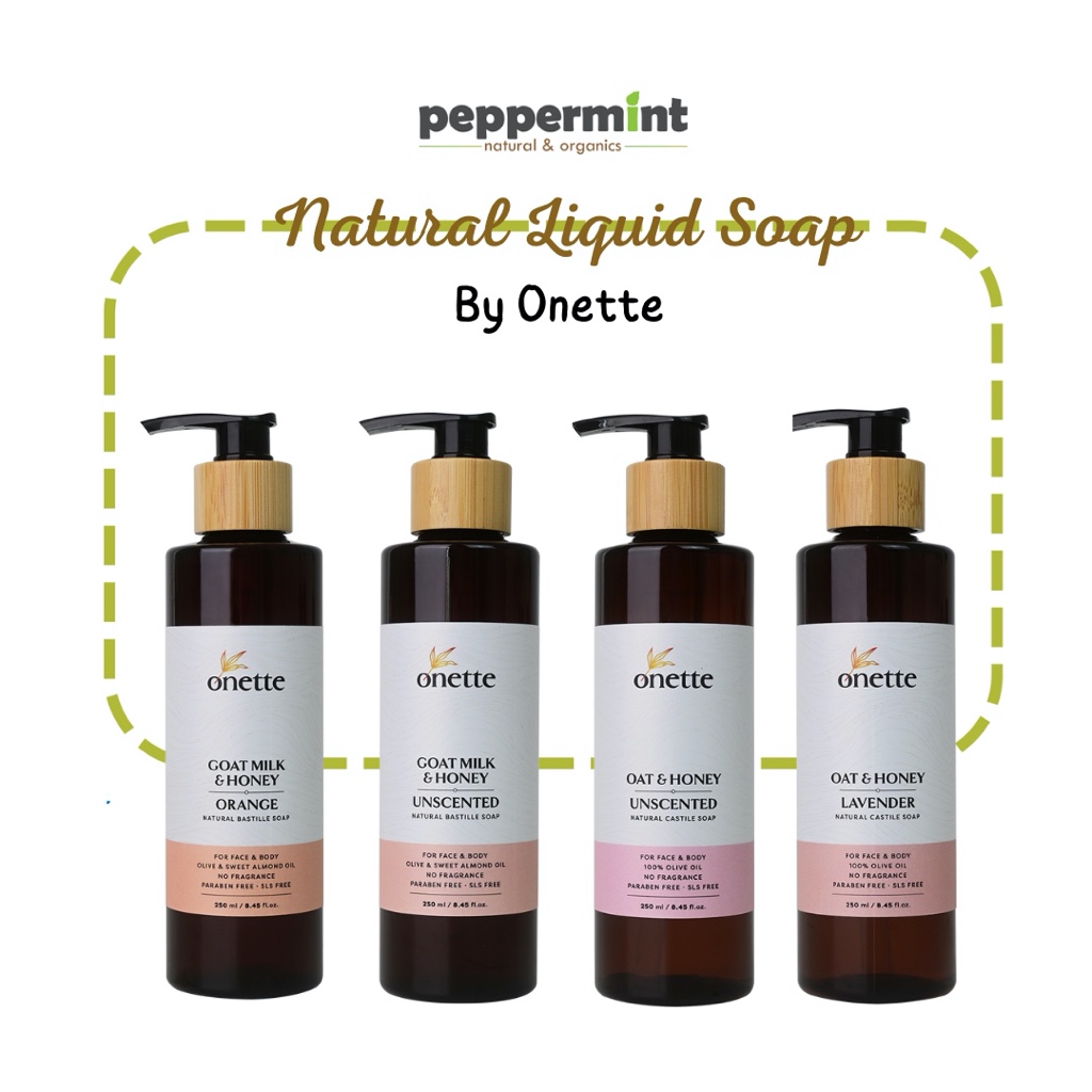 Jual Onette Liquid Soap Oat & Honey (250 ml) / Sabun Mandi Cair ...