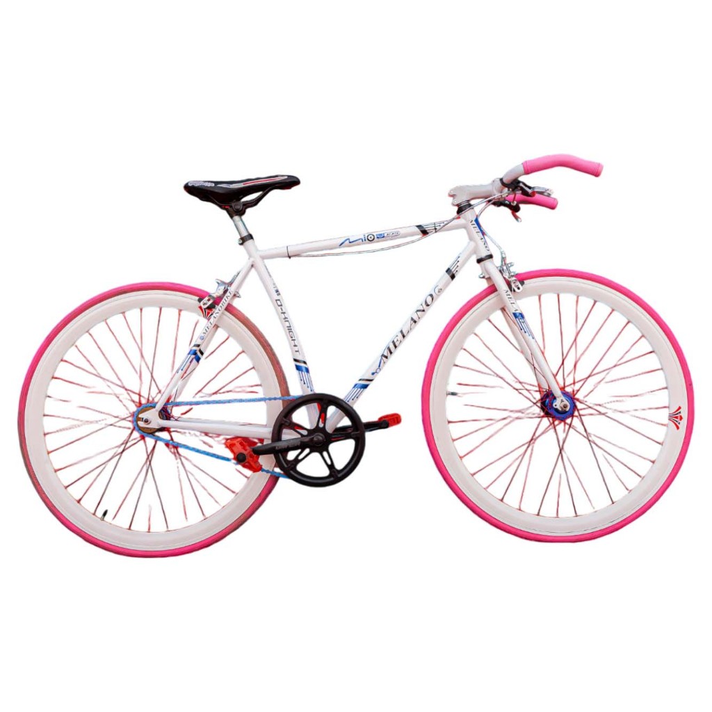 Jual Sepeda Fixie MELANO 700C Velg Lebar 4Cm White. Kode 33450 | Shopee ...
