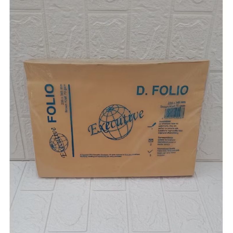 Jual Amplop Map Executive/Amplop coklat kabinet/amplop map/amplop ...