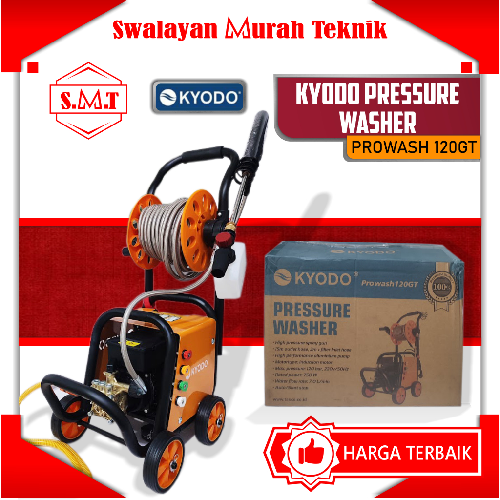 Jual KYODO PROWASH 120GT Mesin Cuci Steam Jet Cleaner High Pressure ...