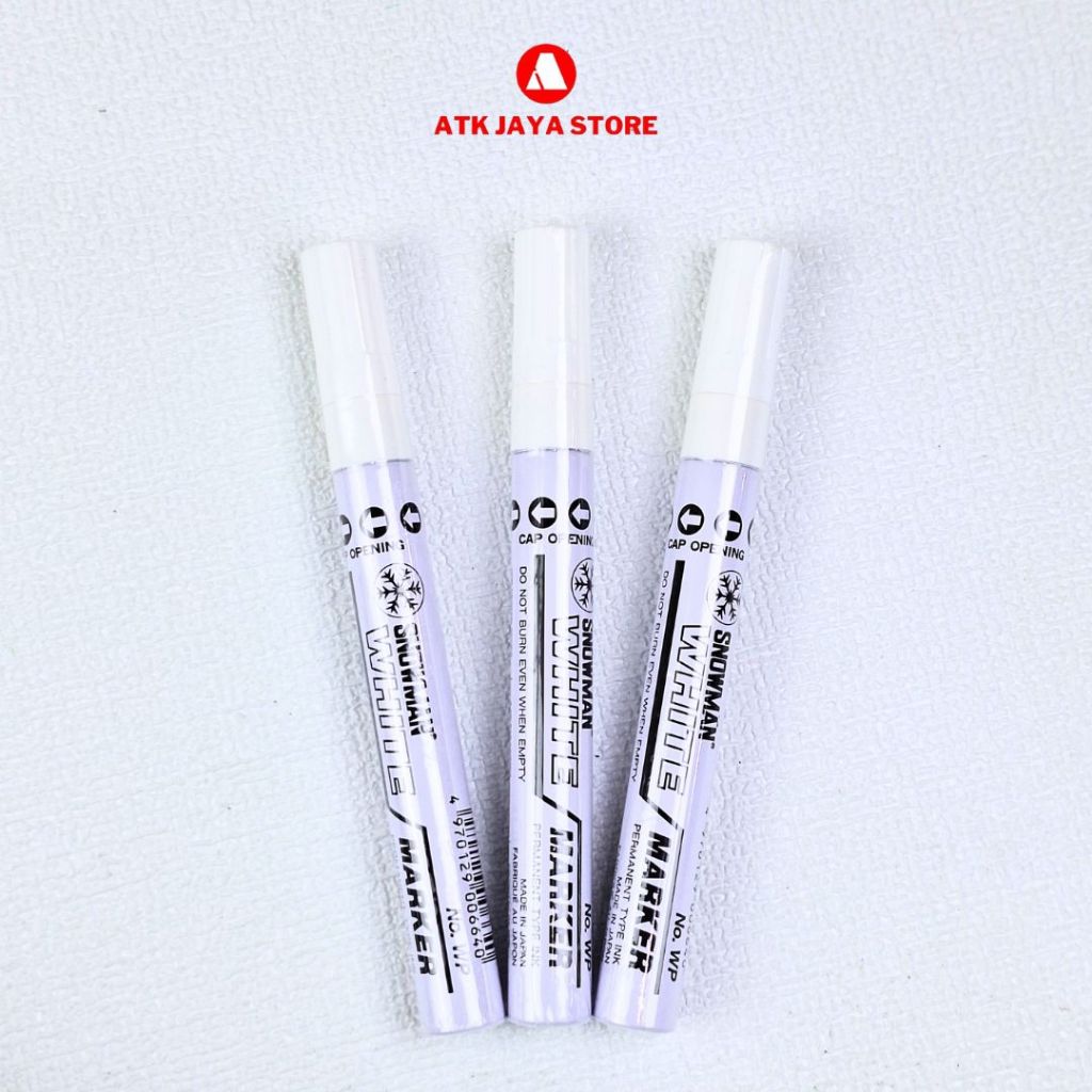 Jual Spidol Paint Marker white (besar) | Shopee Indonesia