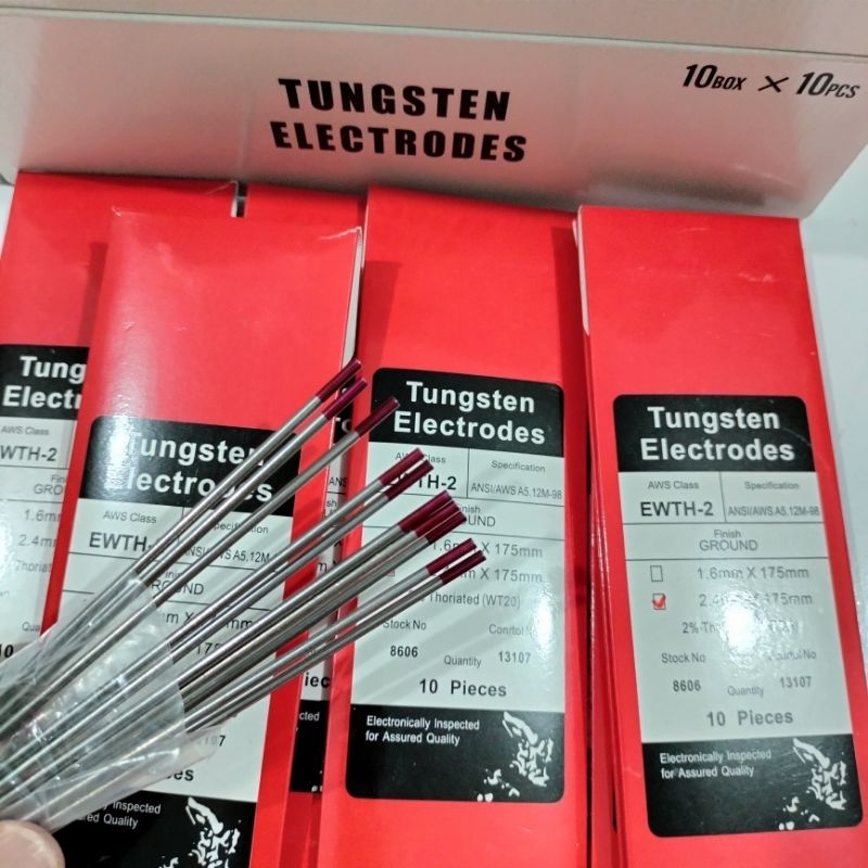 Jual Tungsten 2.4mm Jarum Las Argon 2.4 mm 2,4mm x 175mm | Shopee Indonesia
