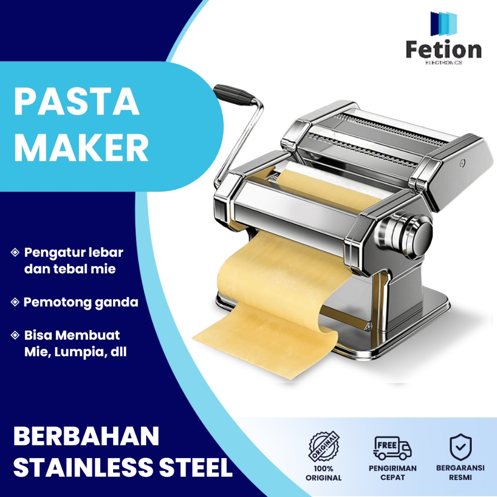 Jual Pasta Maker Dengan 6 Tingkat Ketebalan Alat Gilingan Mie Molen ...