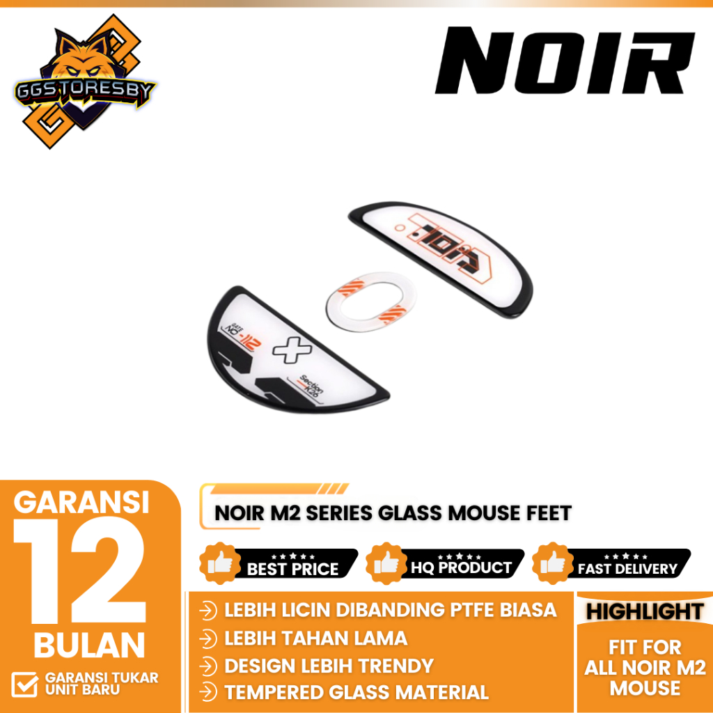 Jual Noir M2 Series Glass Mouse Feet | Shopee Indonesia