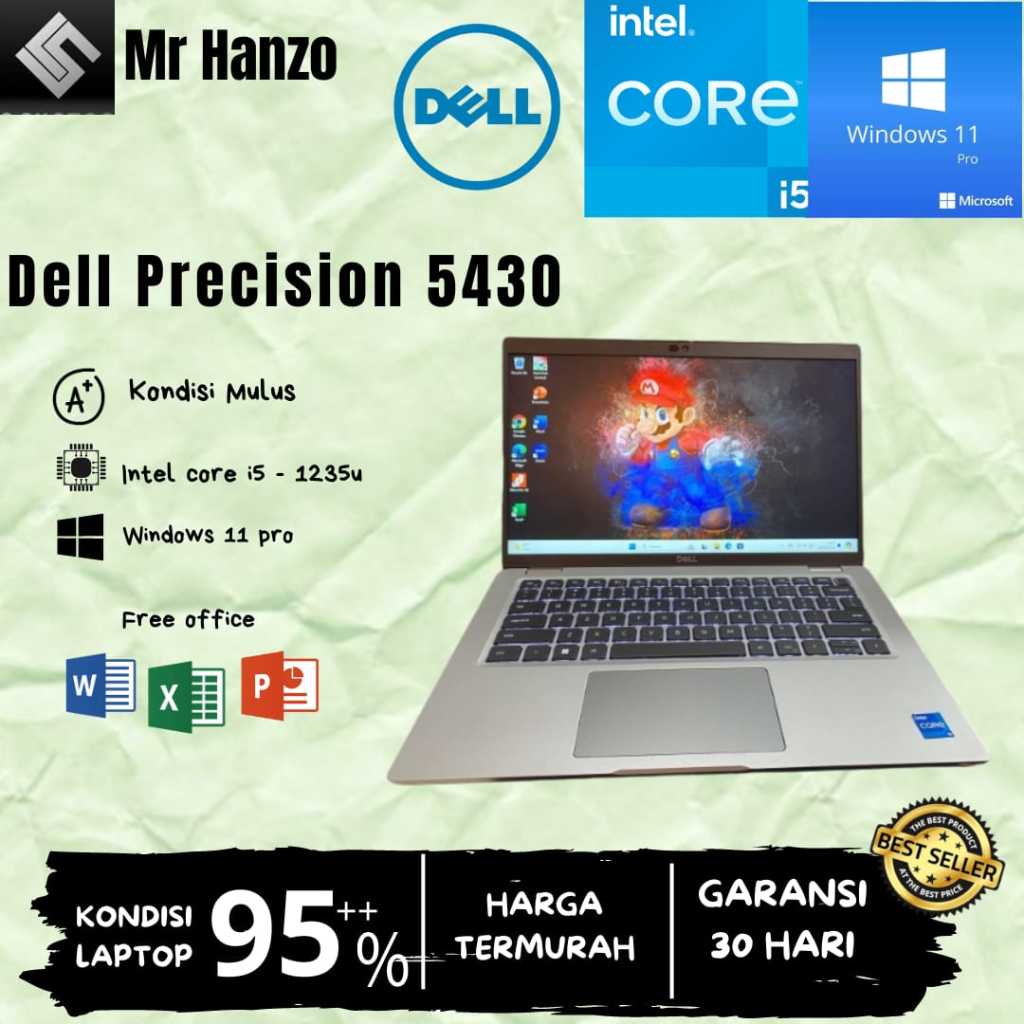 Jual LAPTOP DELL LATITUDE 5430 CORE I5 Gen12 RAM 32GB SSD 1TB WIN ORI ...