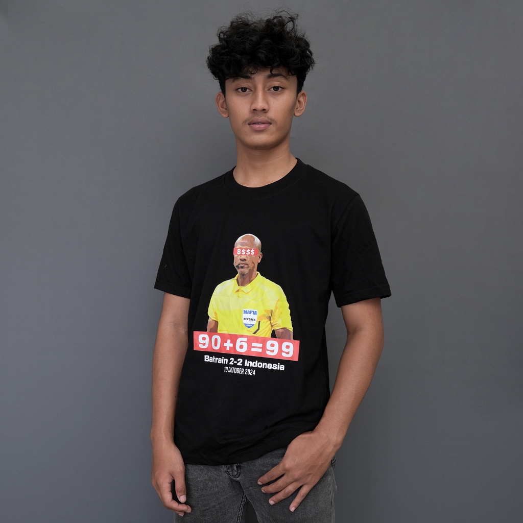Jual Fansbolastore - Wasit 90 + 6 = 99 Menit V2 - Kaos Bola - Timnas ...