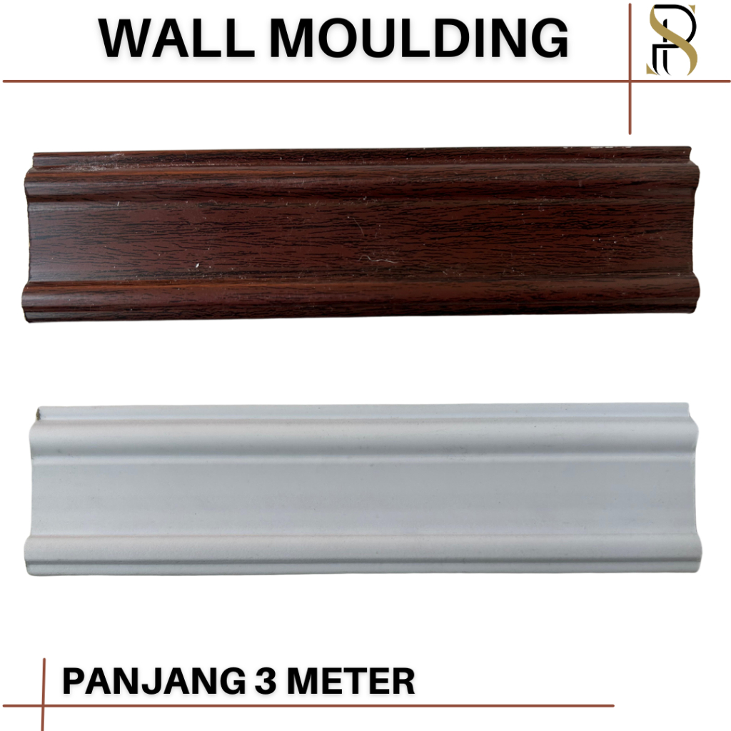 Jual LIS MOULDING PVC / WALL MOULDING / LIS WALL MOULDING / LIST ...