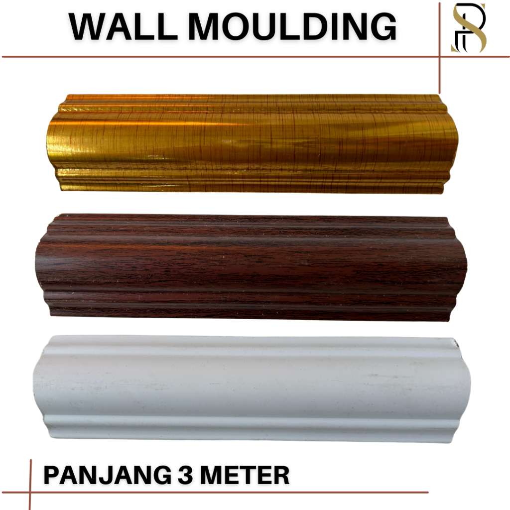 Jual LIS MOULDING PVC / WALL MOULDING / LIS WALL MOULDING / LIST ...
