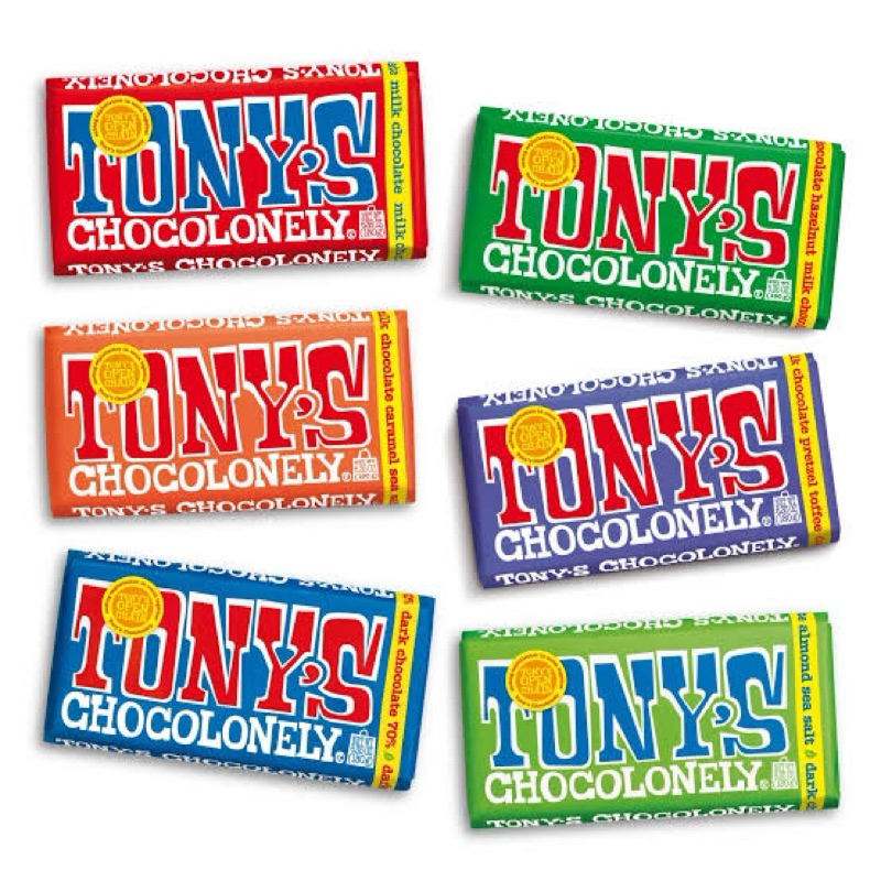 Jual TONY'S TONYS CHOCOLONELY 180 gr chocolate bar import from ...
