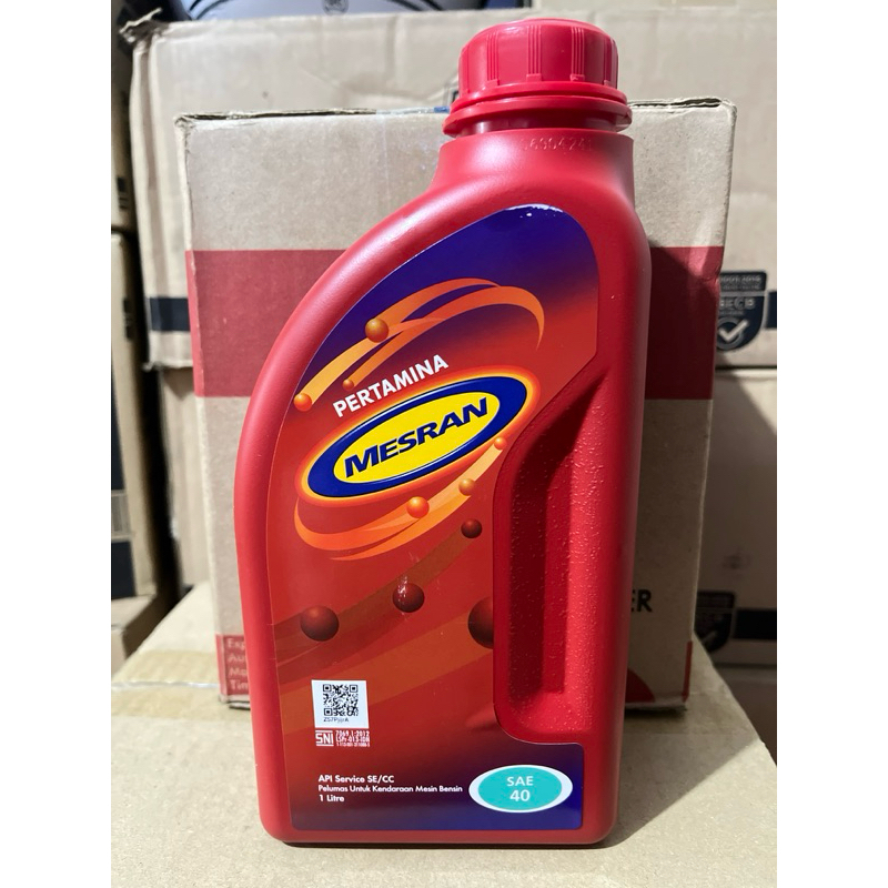 Jual OLI MESIN MESRAN SAE40 1L PERTAMINA OIL | Shopee Indonesia