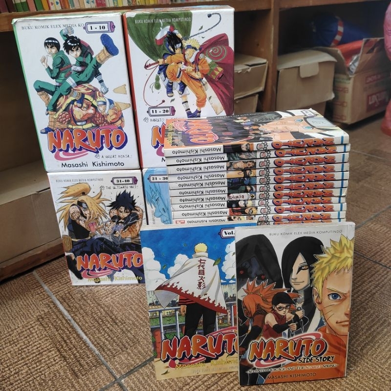 Jual Komik Naruto 1-72 + Side Story | Shopee Indonesia