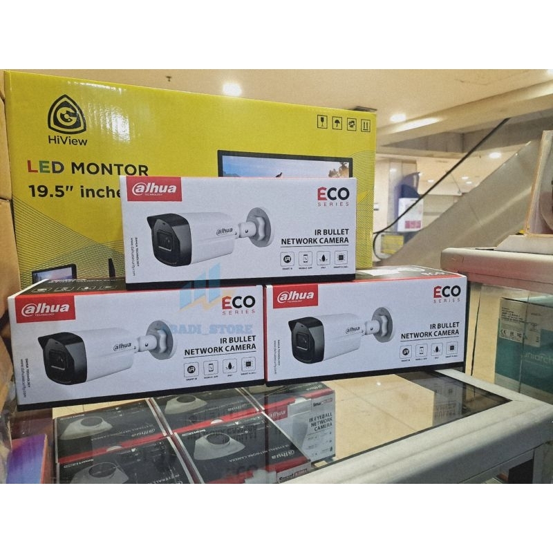 Jual Dahua ECO Series HFW1230 2MP Lite IP Camera CCTV IR Fixed Outdoor | Shopee Indonesia