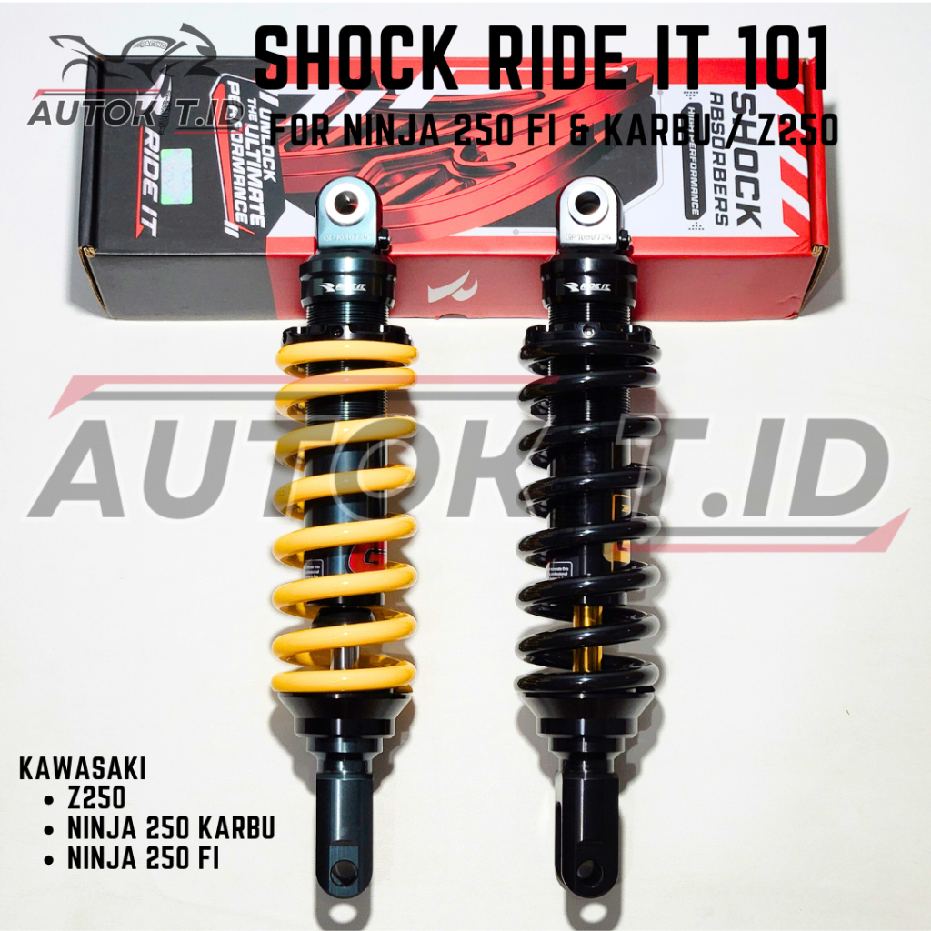 Jual Shock / Shockbreaker RIDE IT GP 101 Untuk Kawasaki Ninja 250 Fi ...