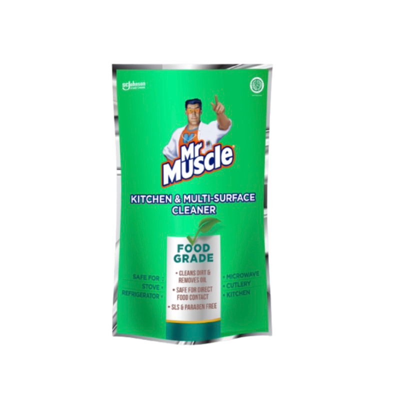 Jual Mr Muscle Kitchen & Multi-Surface Cleaner Pouch 480ml Pembersih ...