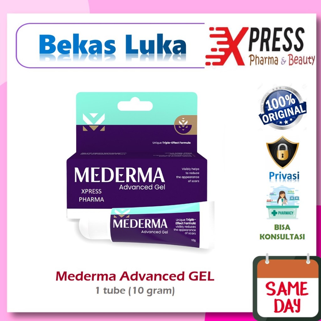 Jual XPRESS ! Mederma Advanced Proaktif 10 g Gel Salep Bekas Luka ...
