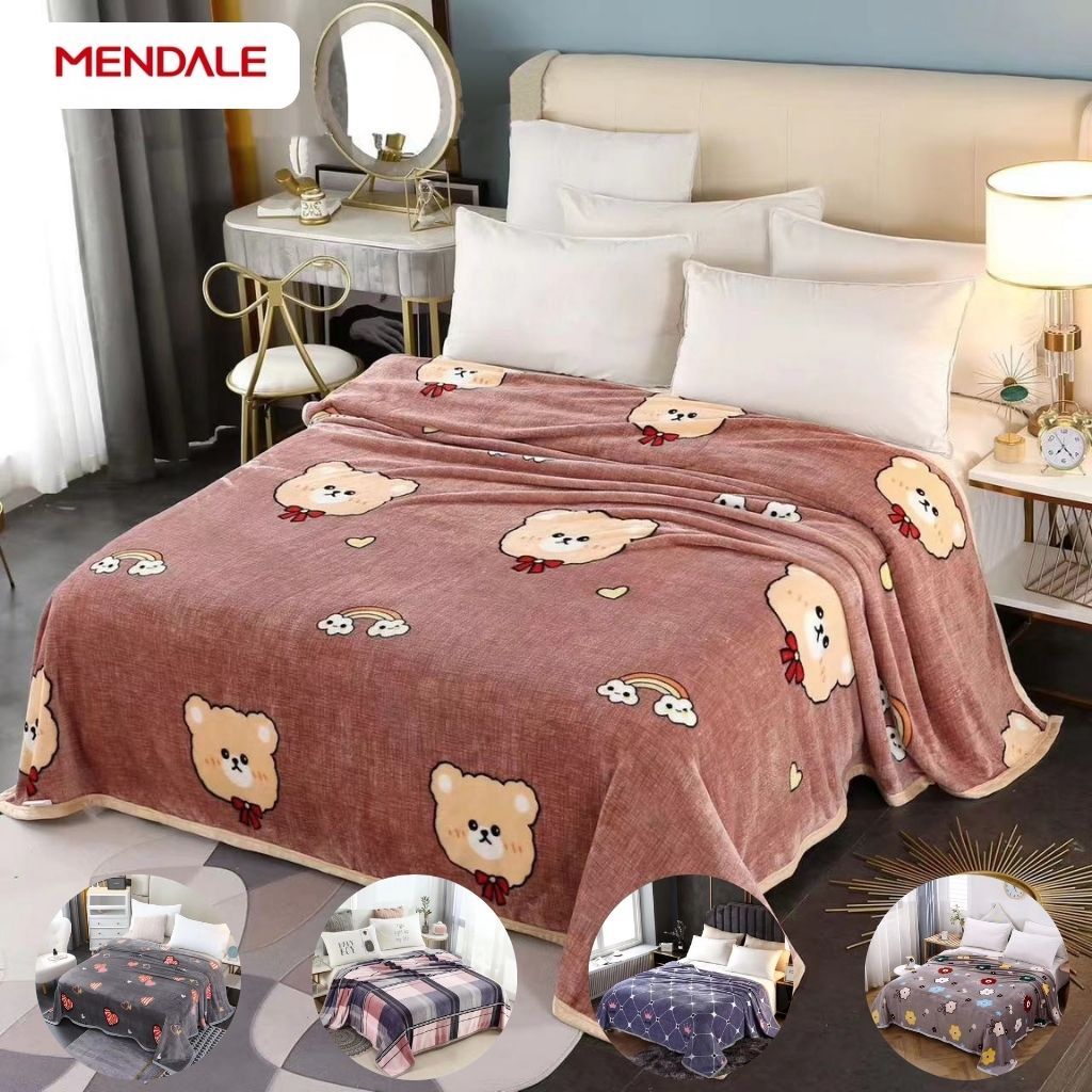 Jual Mendale Selimut Bulu Halus Lembut Elegant Terlaris Termurah ...