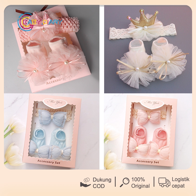 Jual Bando bayi baru lahir, renda putri Set ，bando bayi perempuan dan ...