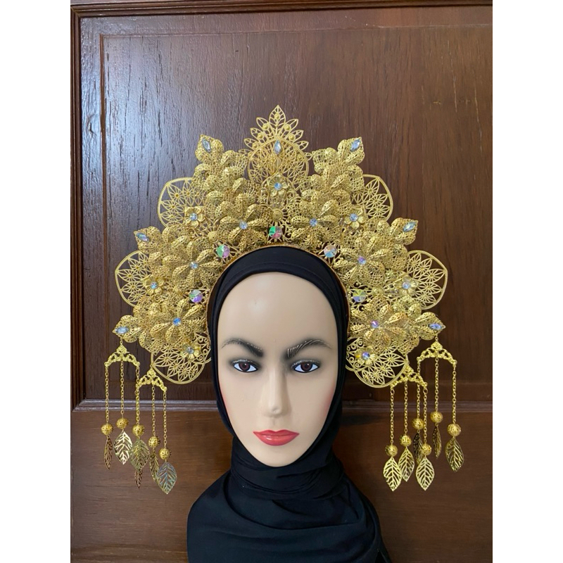 Jual (style 1) Mahkota/bando/sunting/tiara/siger/aksesoris/hiasan ...