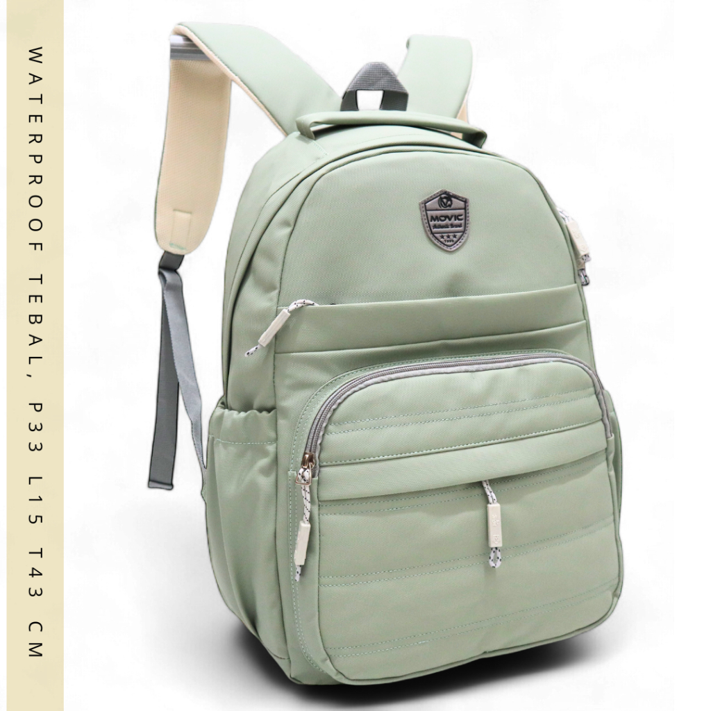 Jual Tas Ransel Besar Waterproof Minimalis MOVIC - Unisex Backpack ...