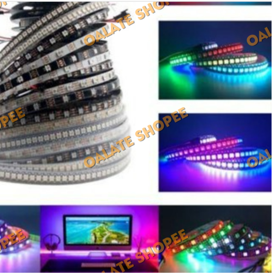 Jual 5Meter 300Led Led Ws2812B 5V Dc 5Vdc Led Smart 60 Led / Meter ...