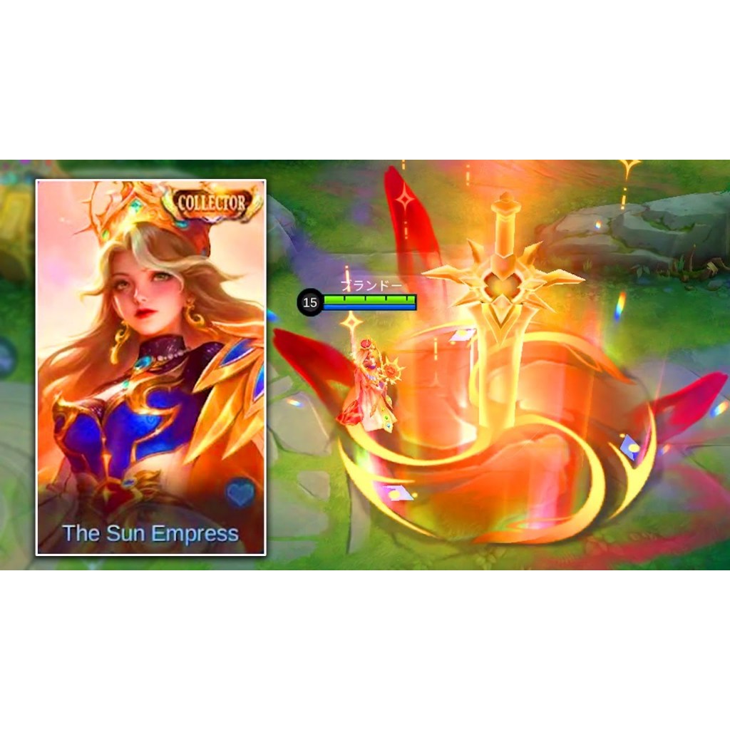 Jual (95) GIFT SKIN MOBILE LEGENDS VEXANA THE SUN EMPRESS ( COLLECTOR ...