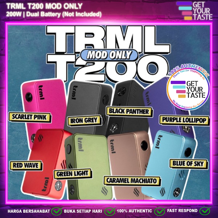 Jual TRML T200 x INVERSE EDITION 220W MOD ONLY Thermal Box Authentic by ...