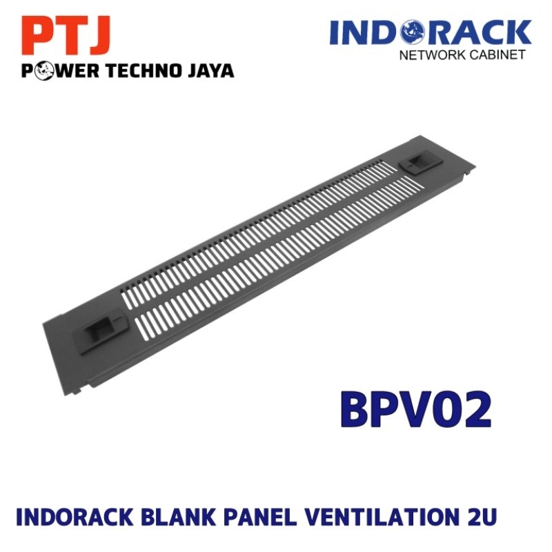 Jual BPV02 INDORACK BLANK PANEL VENTILATION 2U ACCESSORIES RACK SERVER ...