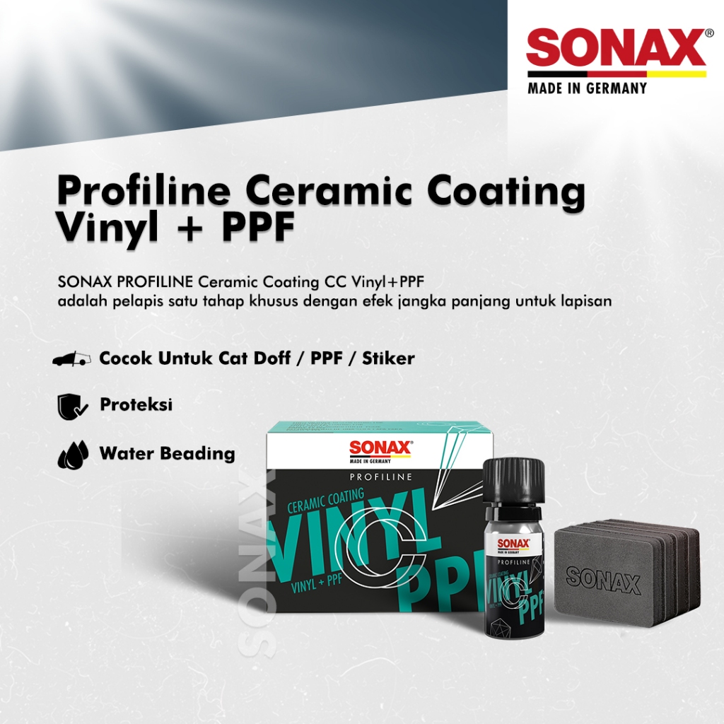 Jual Sonax Profiline Ceramic Coating Vinyl + PPF | Shopee Indonesia