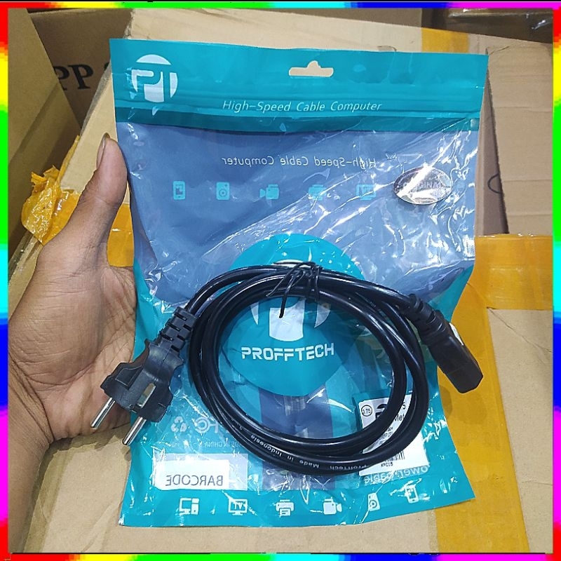 Jual kabel power cpu dan lain" PROFFTECH 1,5 Meter | Shopee Indonesia