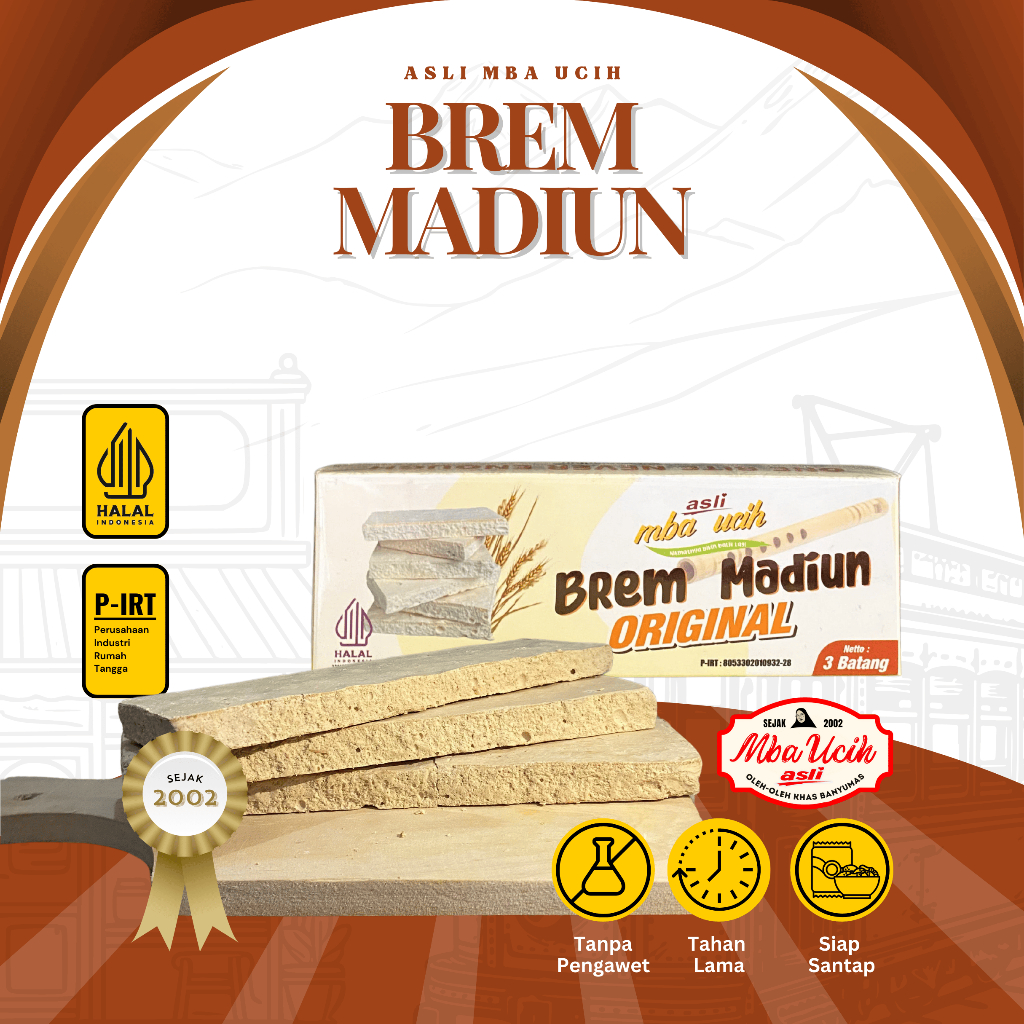 Jual Brem Madiun Asli Mba Ucih Oleh Oleh Khas Banyumas | Shopee Indonesia