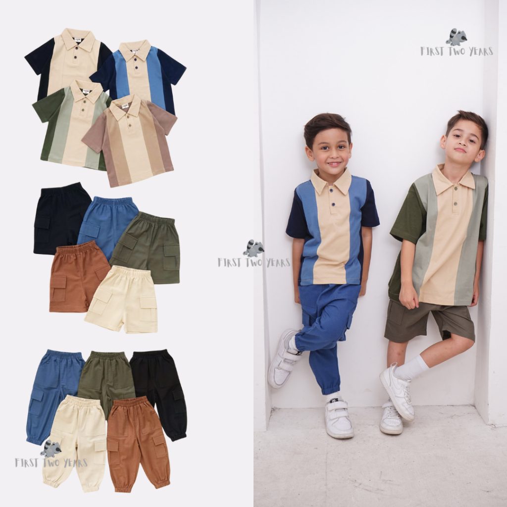 Jual Ciakidz - Sean Series / Sean Polo Top / Sean Cargo Short / Sean ...