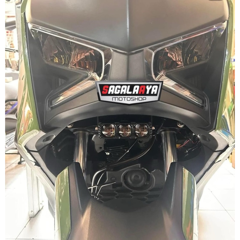 Jual Bracket Lampu Duromoto X3 Xmax Dudukan Lampu Foglamp LED Laser ...