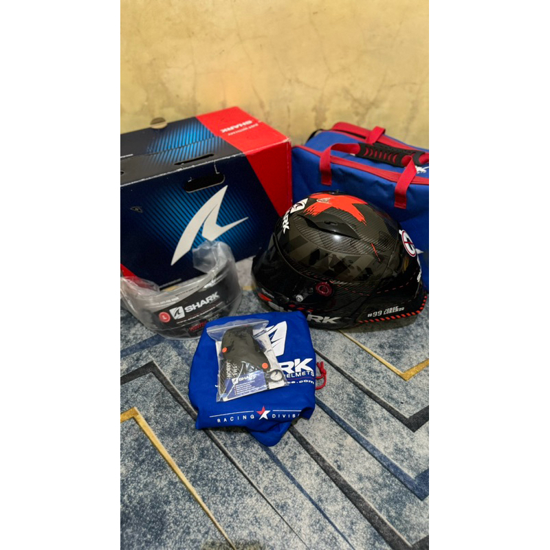 Jual Shark Race R Pro R gp lorenzo edition winter test | Shopee Indonesia