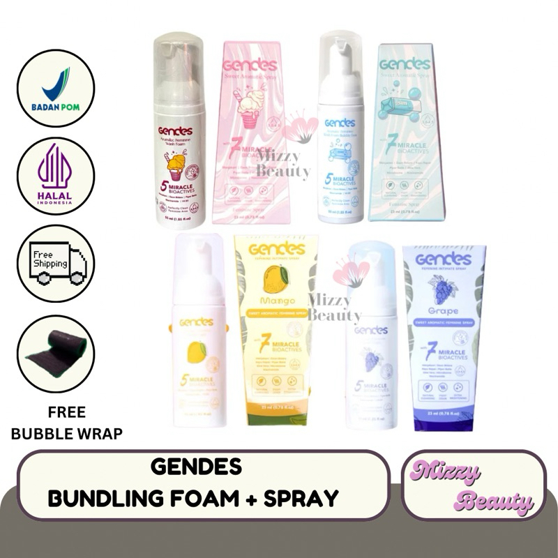 Jual Gendes Paket Promo Bundling Feminine Wash Foam Mango dan Sweet ...