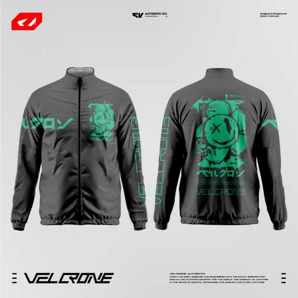 Jual JAKET TRACK VELCRONE TRACK JACKET / JAKET CUSTOM | Shopee Indonesia