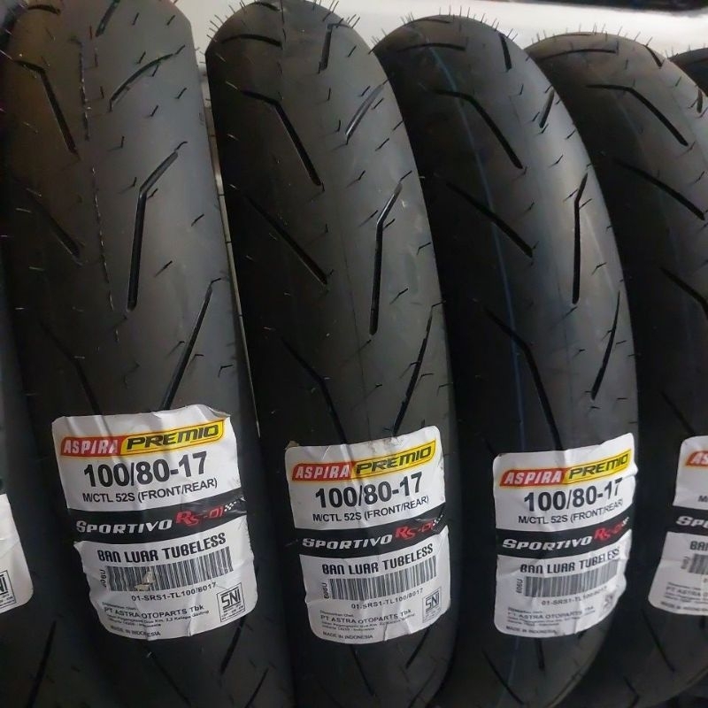 Jual BAN ASPIRA PREMIO SPORTIVO RS-01 100/80 17 SOFT COMPOUND RACE TYRE | Shopee Indonesia