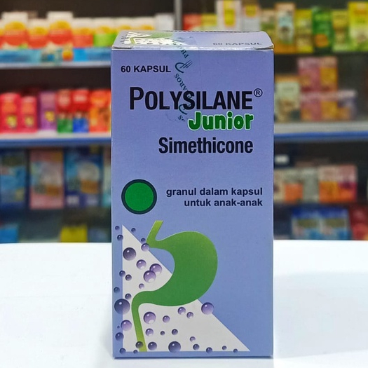 Jual Polysilane 𝐉𝐮𝐧𝐢𝐨𝐫 𝐈𝐒𝐈 𝟔𝟎 𝐊𝐀𝐏𝐒𝐔𝐋 - Meredakan Perut Kembung dan Maag ...