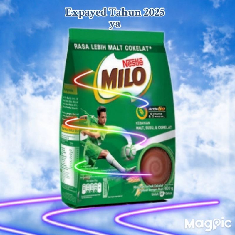 Jual Milo Nestle Activ Go Minuman Serbuk Cokelat Dengan Paduan Malt Dan ...