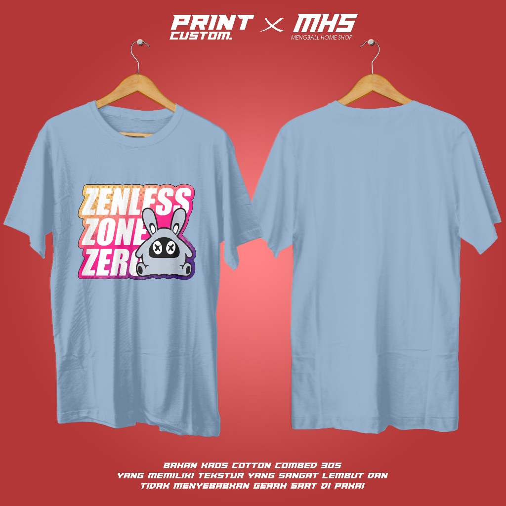 Jual Koas Pria Zenless Zone Zero Pop Kaos Distro Atasan Unisex Cotton Combed 30s - Mengballhome ...