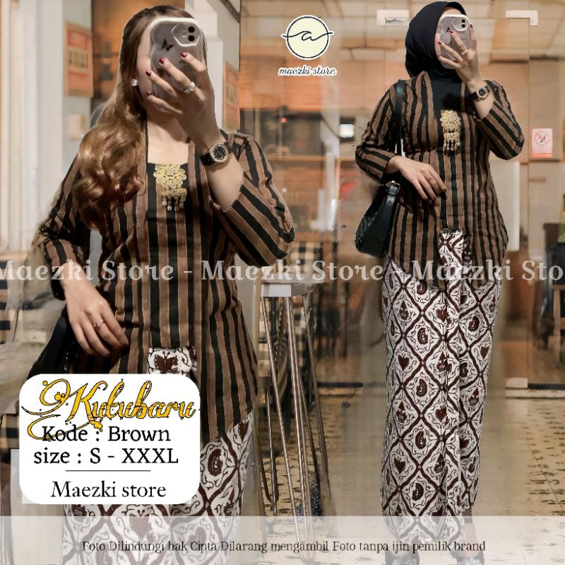 Jual Siap Kirim !! Atasan Wanita Kutubaru Lurik Baju Adat Premium OOTD Baju Adat Formal ...