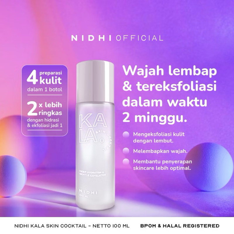 Jual NEW NIDHI Kala Skin Cocktail 100 ml | Shopee Indonesia