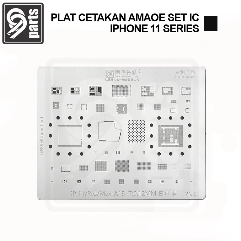 Jual Harga Spesial Cetakan Set Iphne 11 11 Pro Max Amaoe Plat BGA ic Amaoe For IPHNE 1111 Pro11 ...