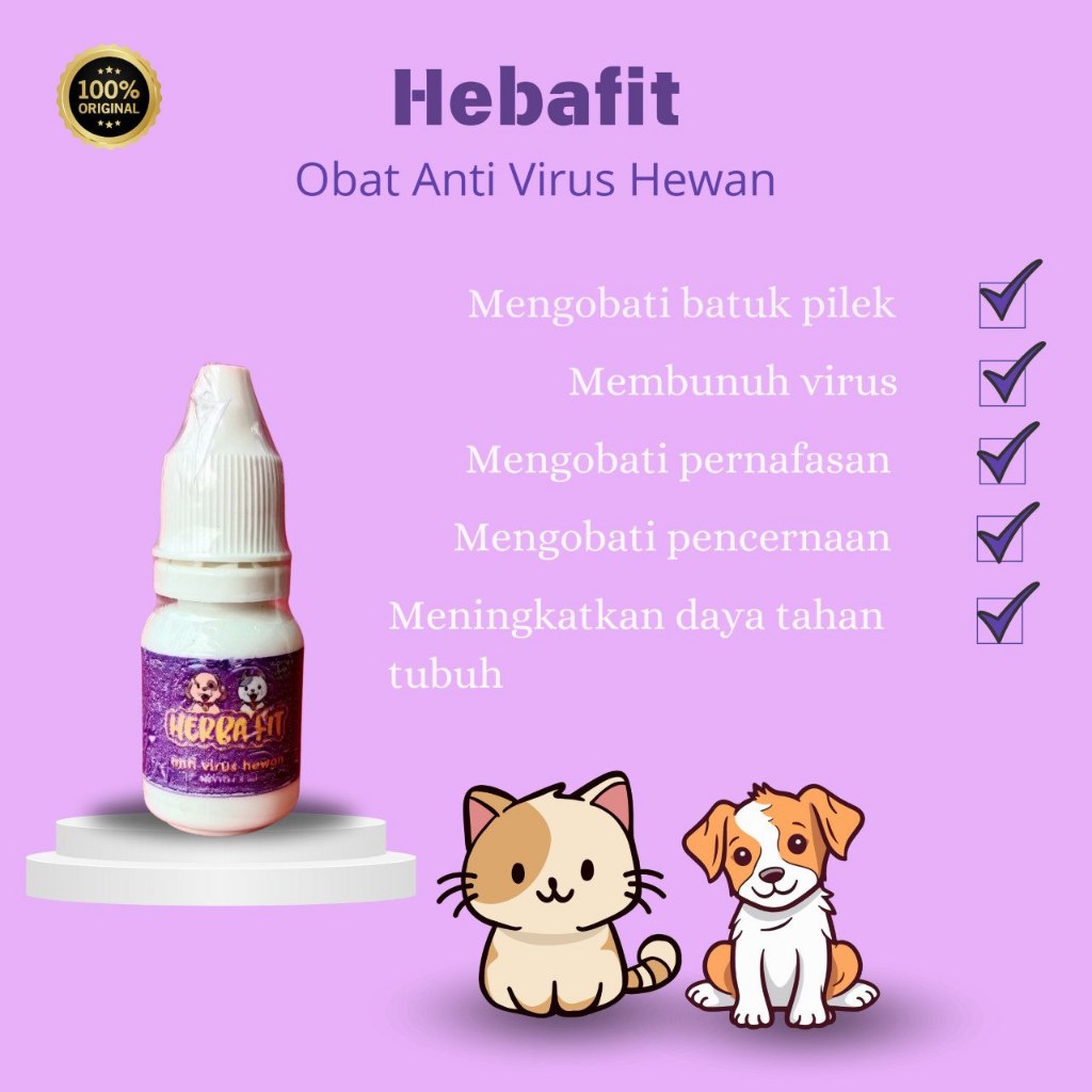 Jual Obat Flu Berat Batuk Pilek Kucing Antivirus Virus Ingusan Cat ...
