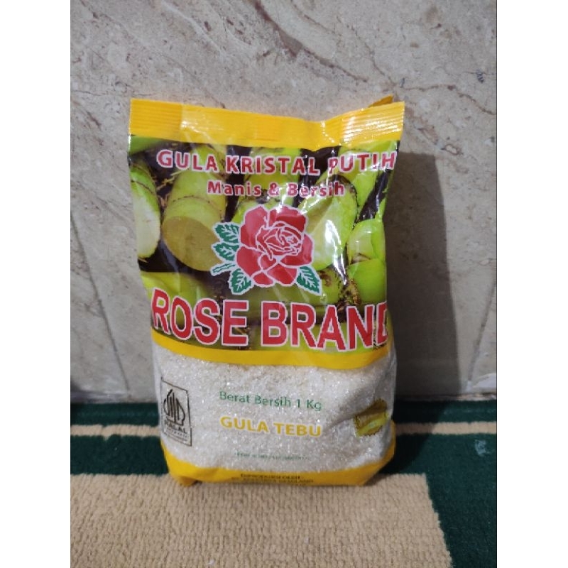 Jual GULA PASIR ROSE BRAND KUNING 1 KG | Shopee Indonesia