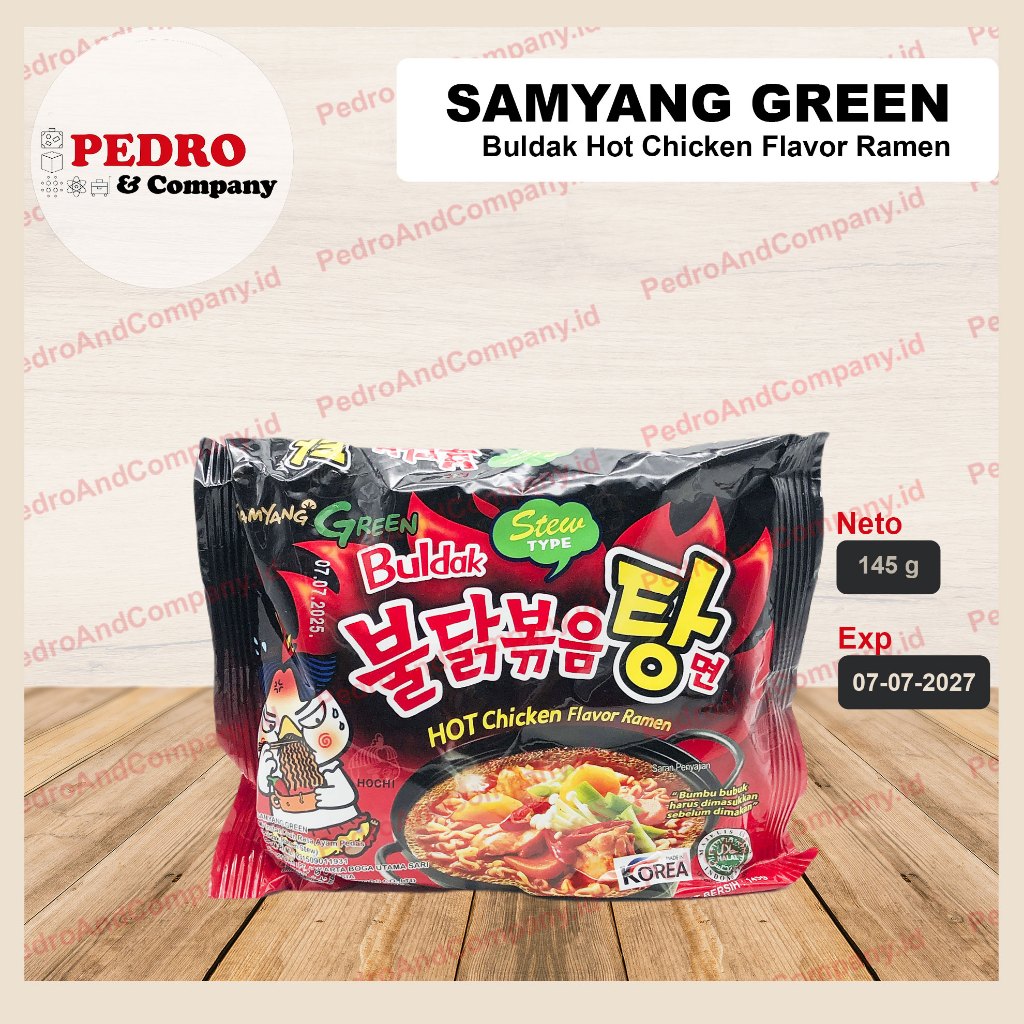 Jual Samyang green buldak STEW hot chicken flavor ramen 145 gr - mi ...