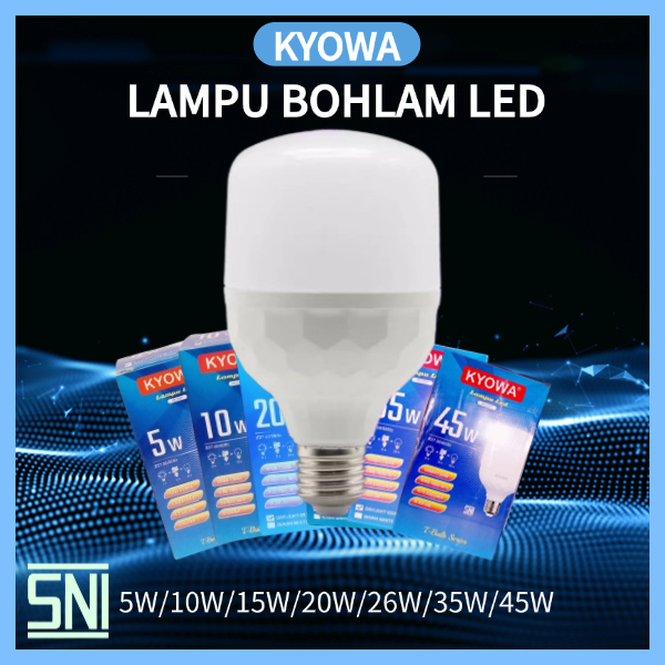 Jual LAMPU LED BULB Kyowa / Bahan Tahan Panas / Lampu Bohlam Cool Day ...