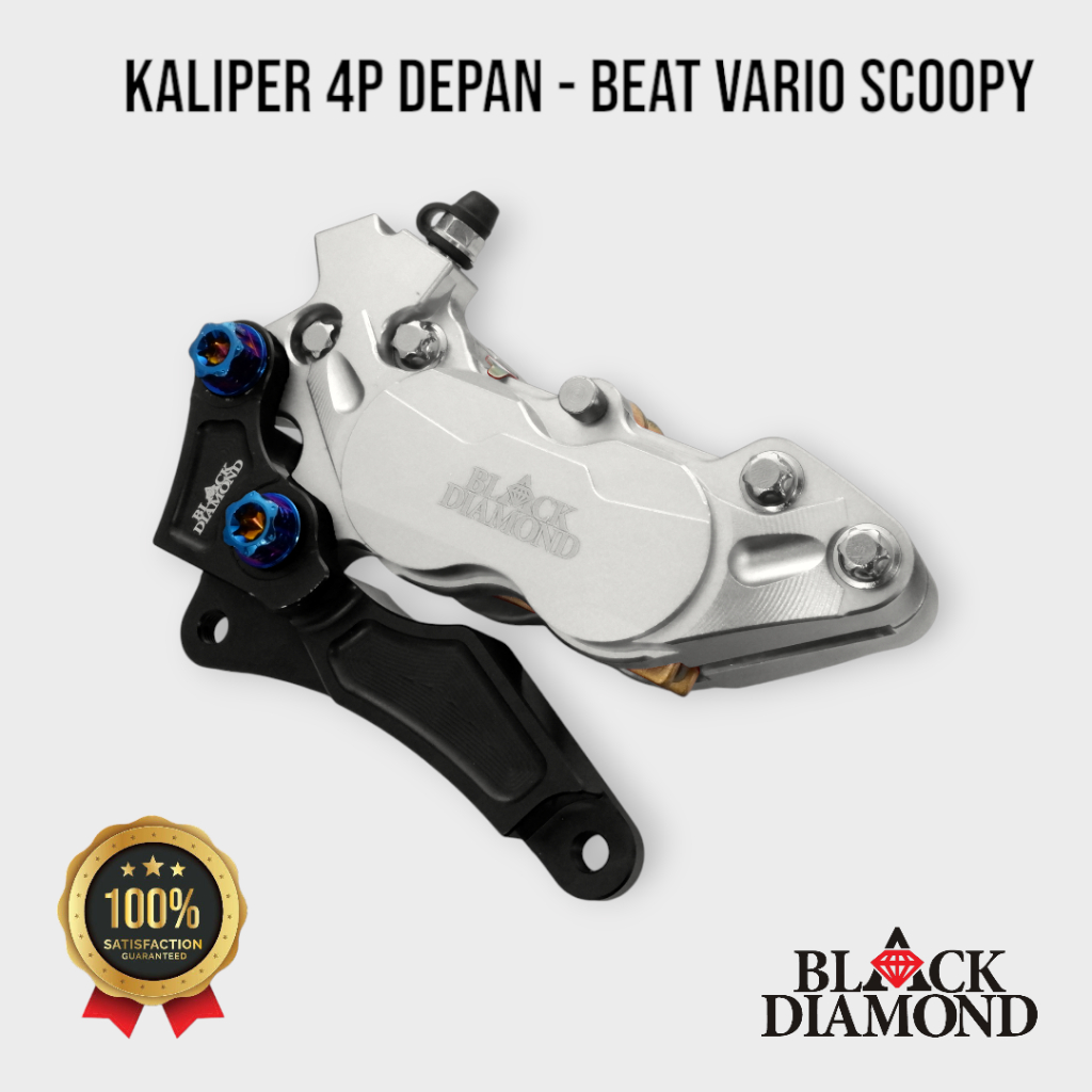 Jual Black Diamond - Paket Kaliper Rem Cakram Depan 4P Axial Vario Beat Scoopy 4 Piston + Breket ...
